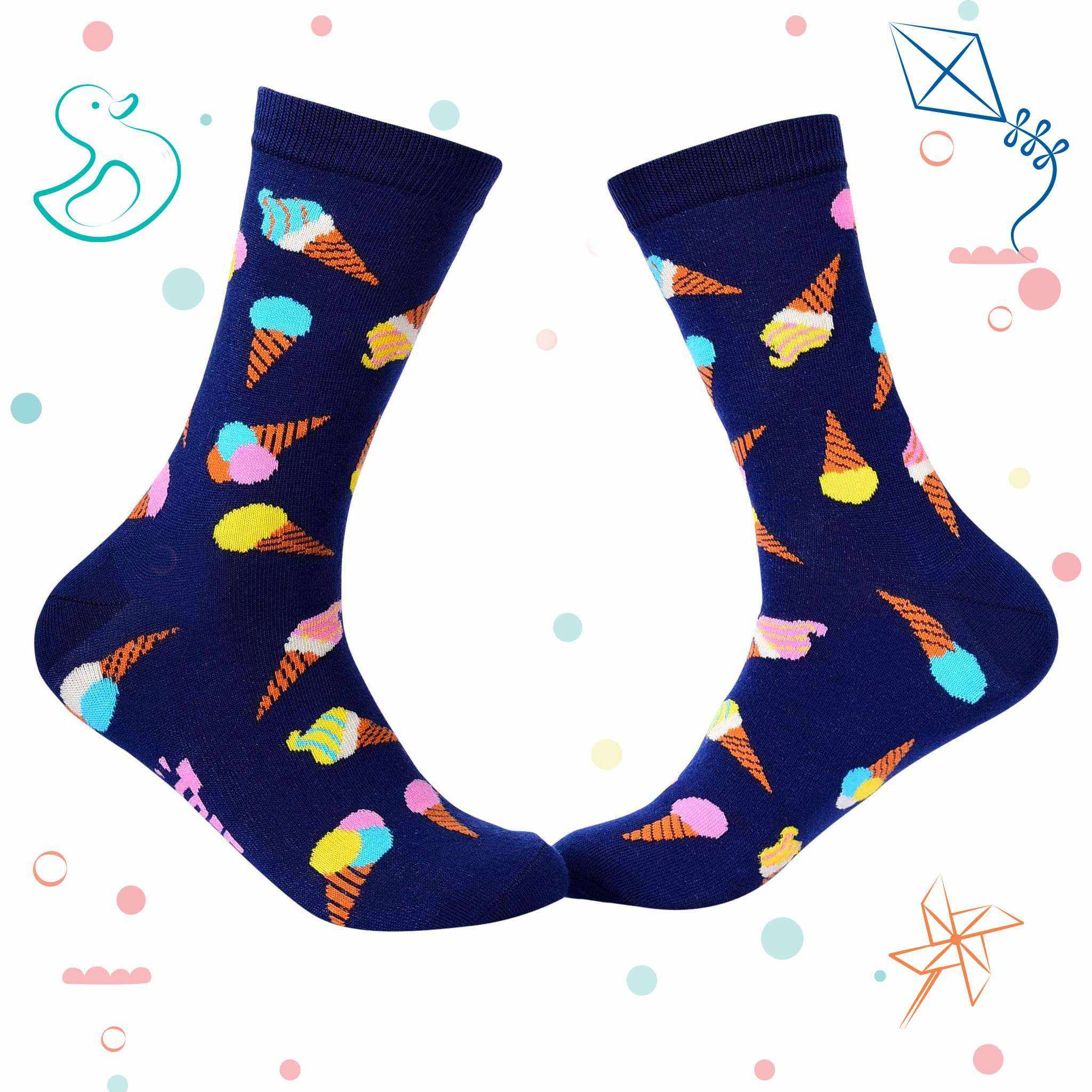 Kids Collection - Food Crew Socks - Ice Cream – Tale Of Socks